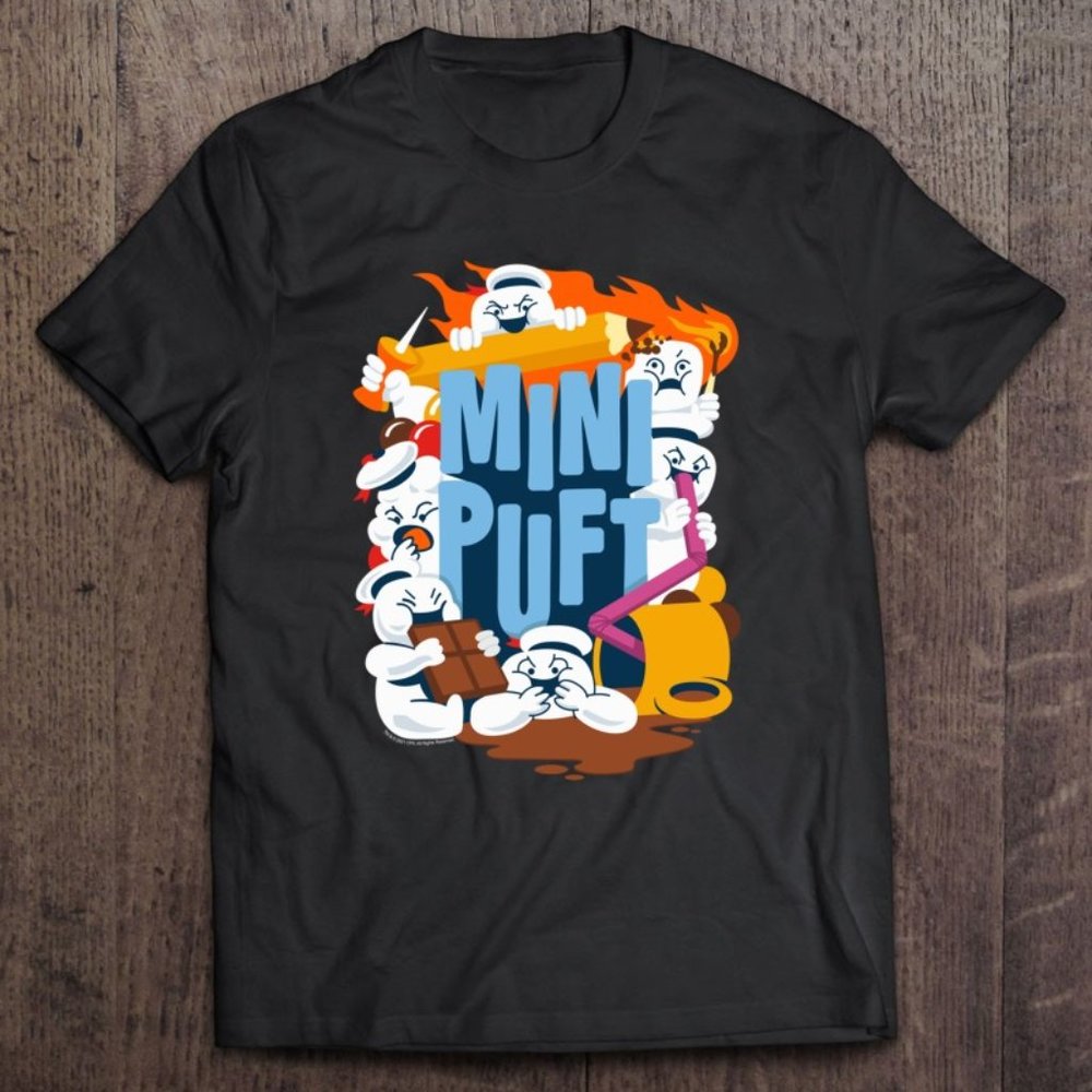 Ghostbusters Afterlife Mini Puft Mayhem Tee T-Shirt - Gem